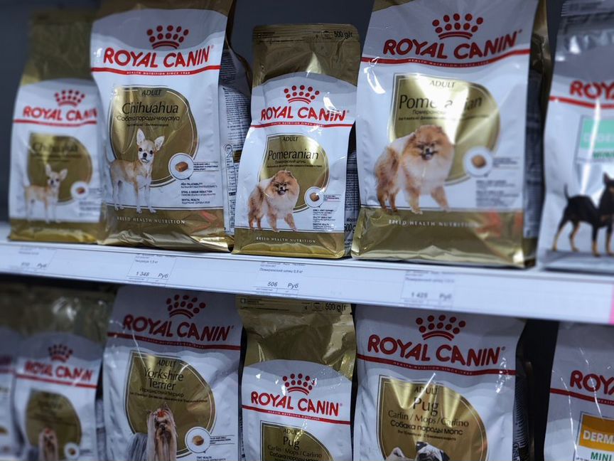 Корм сухой и влажный для кошек и собак Роял Канин
