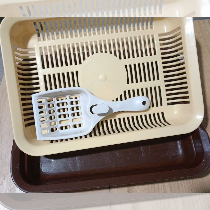 Лоток для кошек с лопаткой