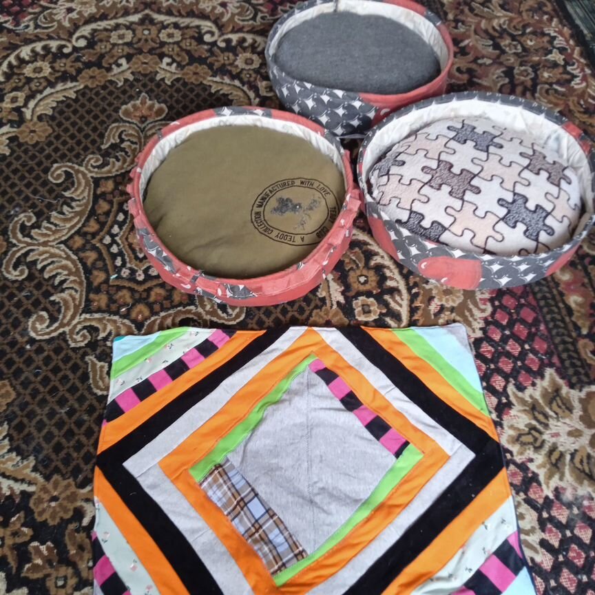 Лежанка для животных и коврик