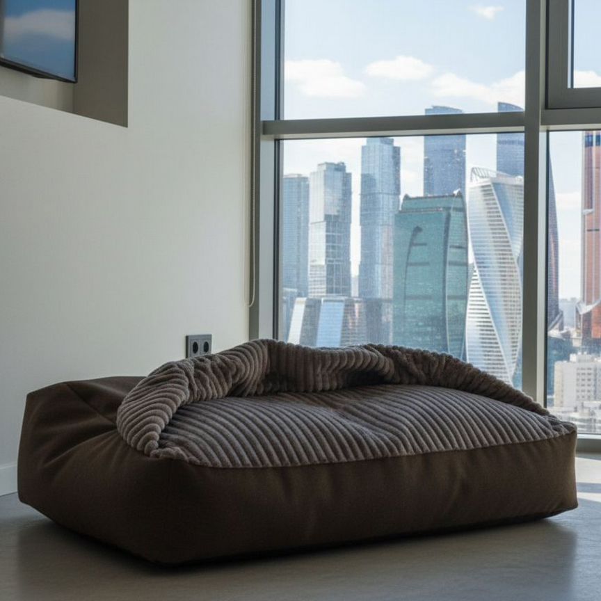 Лежанка с одеялом новая