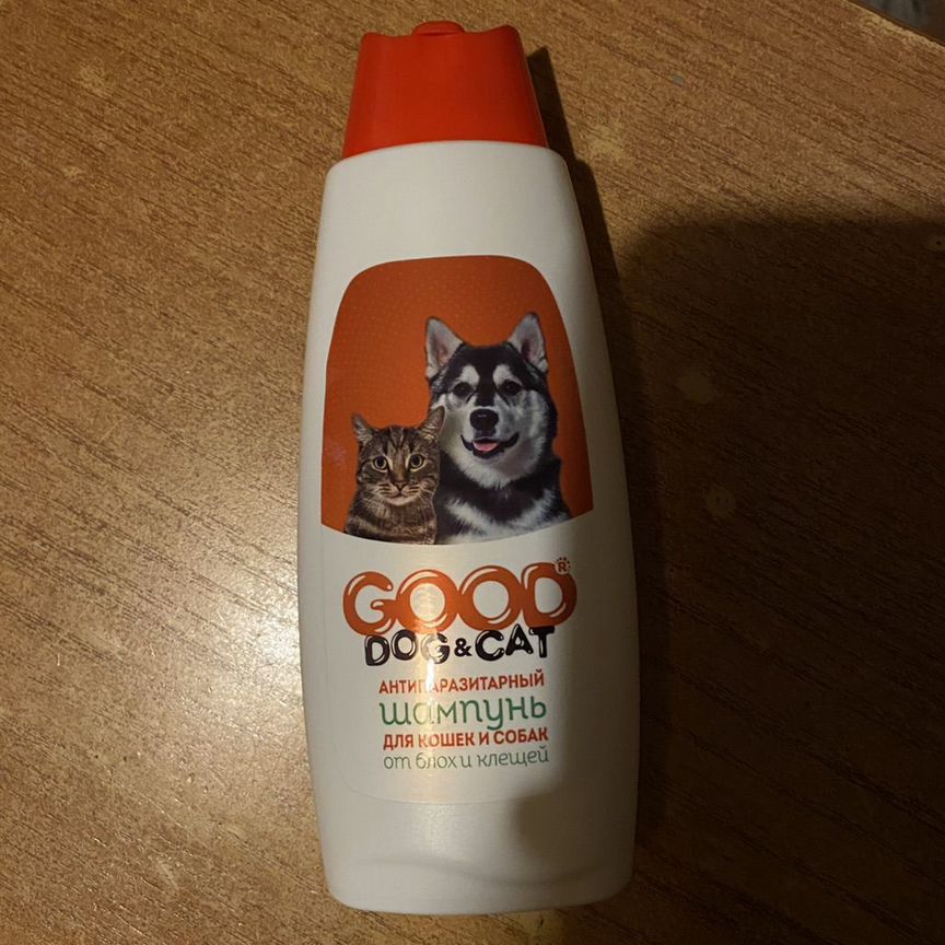Шампунь от блох и клещей для кошек и собак