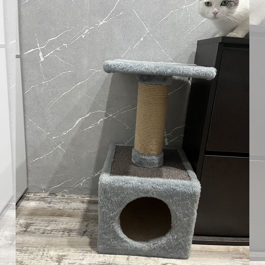 Когтеточка, домик для кошки