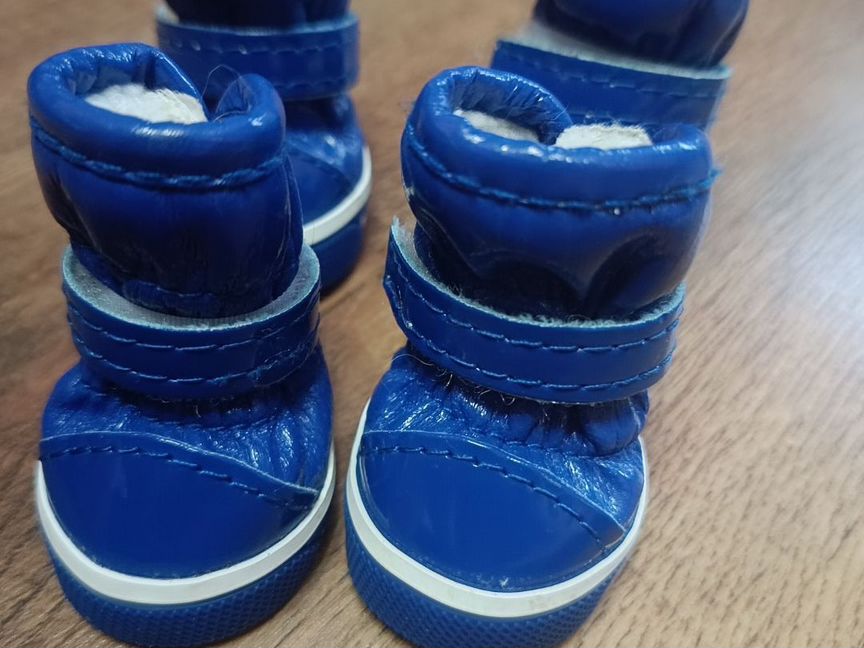 Ботинки зимние для собак мелких пород