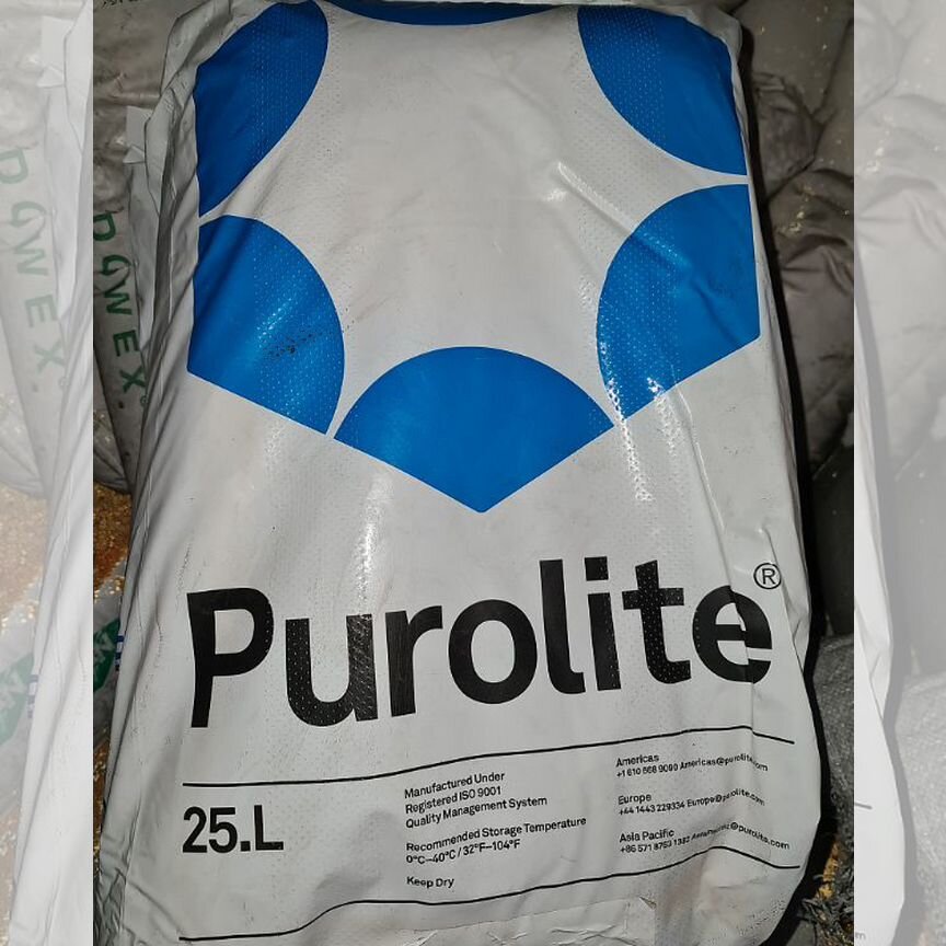 Purolite SGA550OH Объем упаковки, 25л