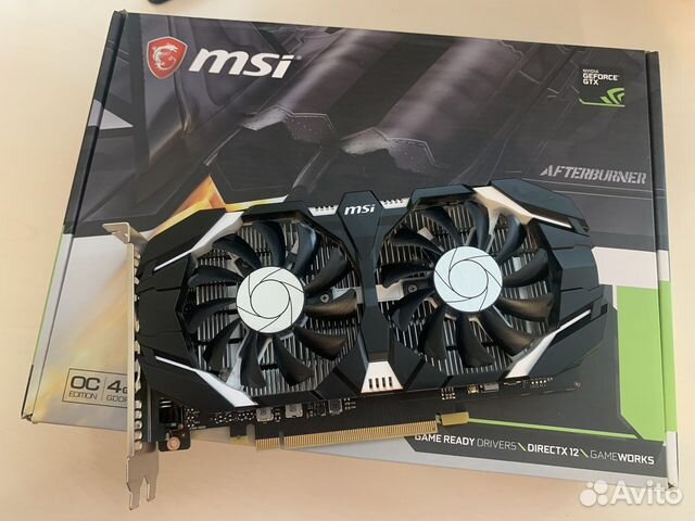 Видеокарта Msi geforce gtx 1050 ti купить в Казани | Электроника | Авито
