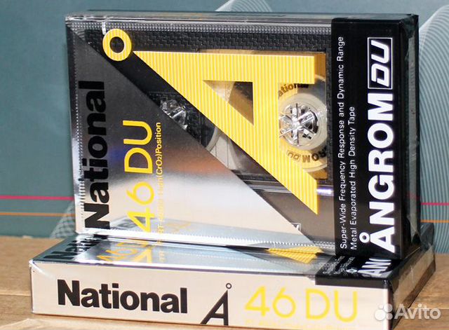 Аудиокассеты National Angrom 46 DU Type II Japan купить в Москве ...