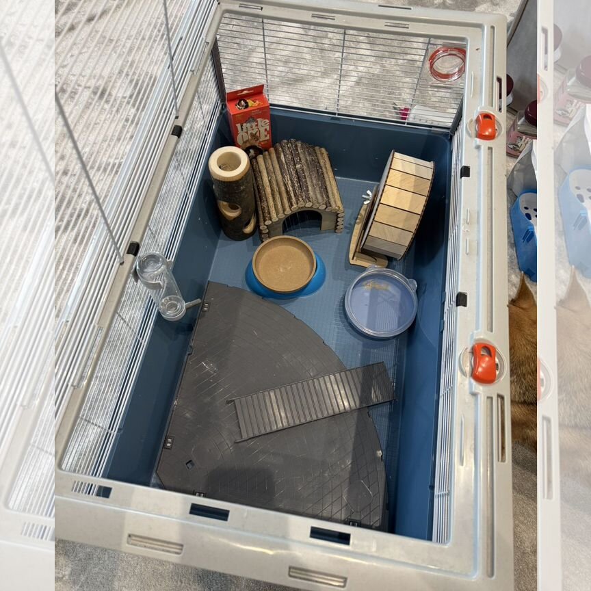 Клетка для грызунов большая в идеальном состоянии