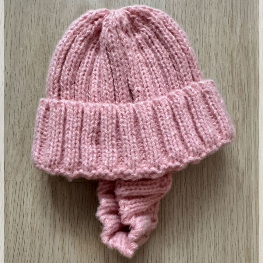 Зимняя шапка для собаки 18х12 см