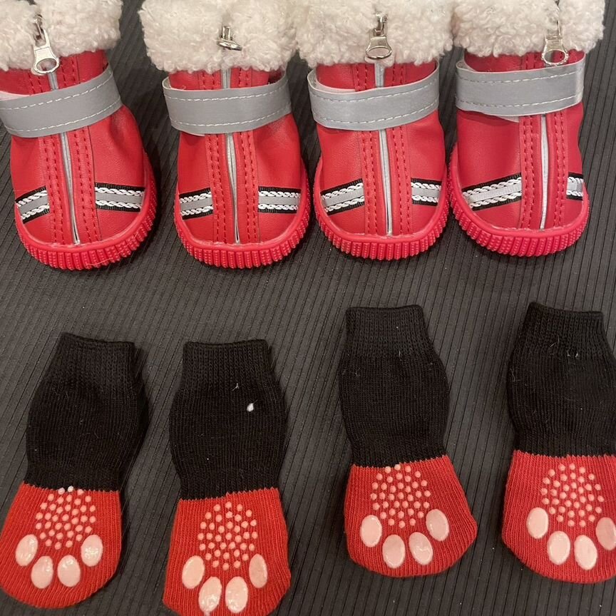 Ботинки зимние для собак