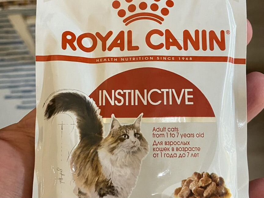 54шт royal canin instinctive соус паучи для кошек