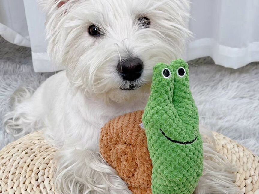 Нюхательная игрушка для собак "улитка"