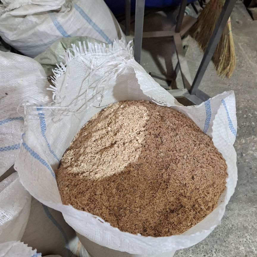 Опилки в мешках бук