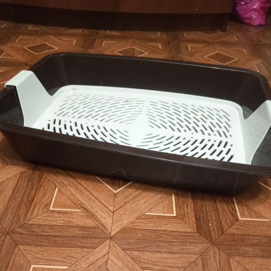 Лоток для кошек большой с высоким бортом