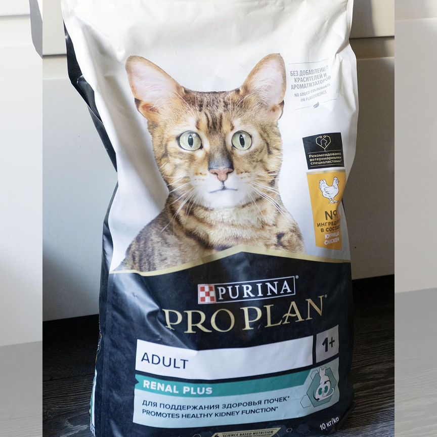 Корм для кошек Purina Pro Plan, курица, 10 кг   5
