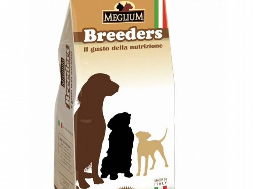 Meglium Breeders Adult для собак с мясом -20кг