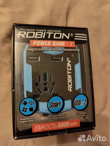 Сетевой переходник Robiton Power Bank X купить в Москве с доставкой | Электроника | Авито