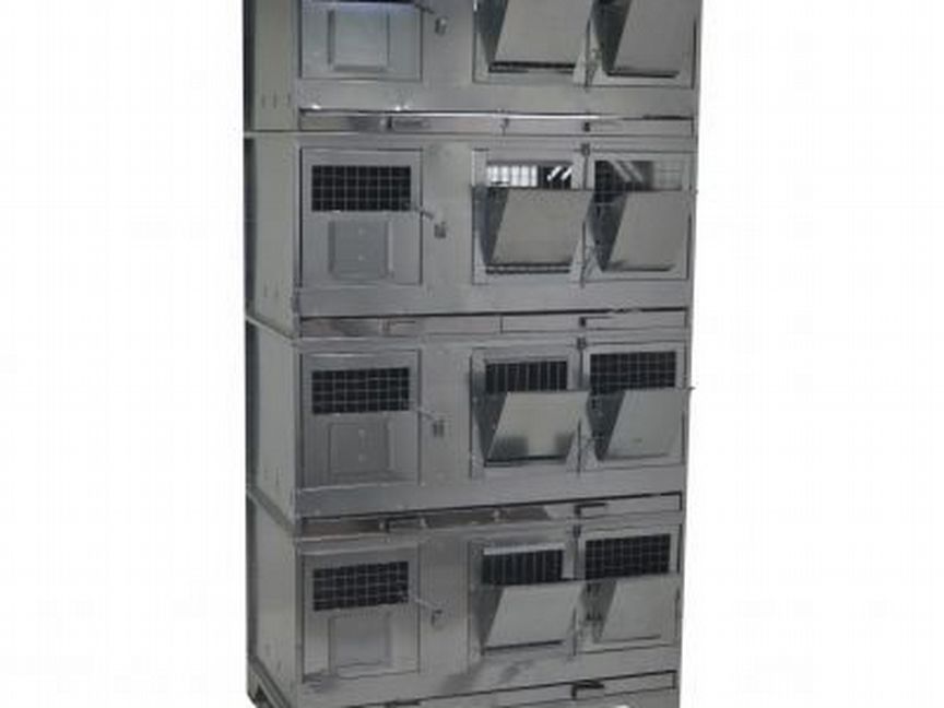 Клетка для кроликов с маточным отделением