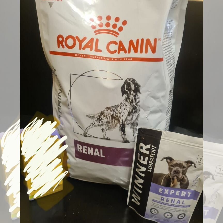 Корм для собак royal canin renal