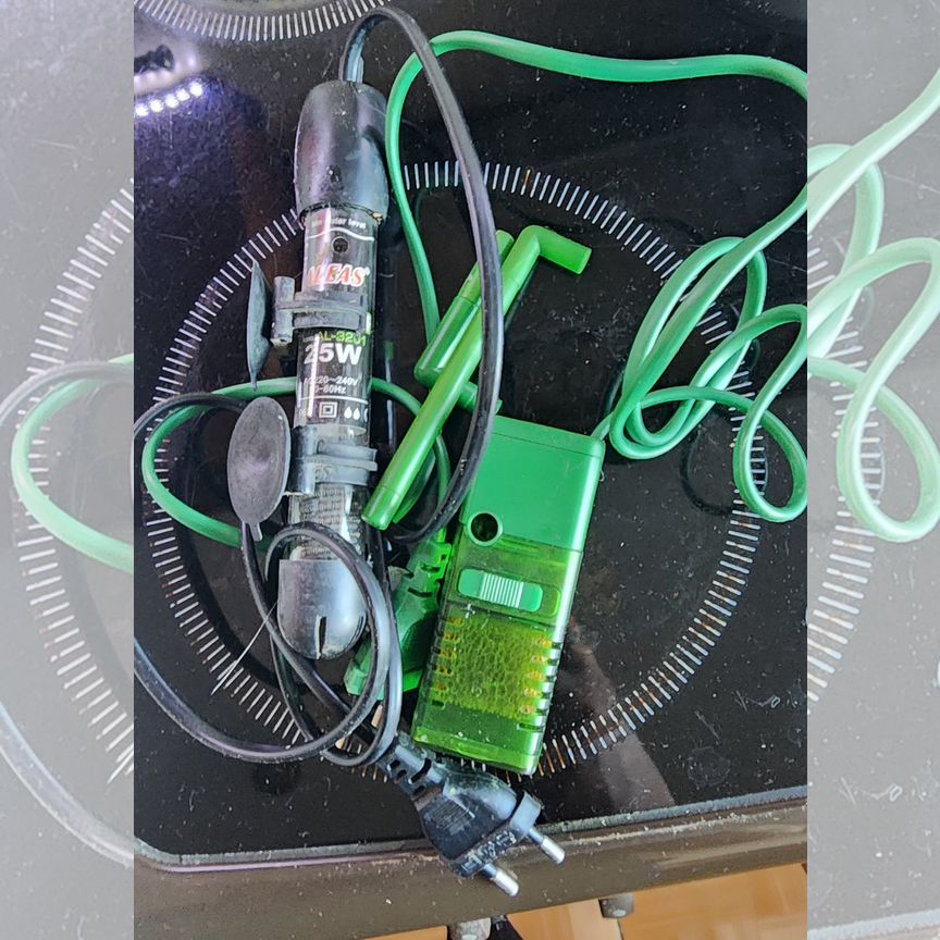 Отдам очиститель обогреватель для черепах