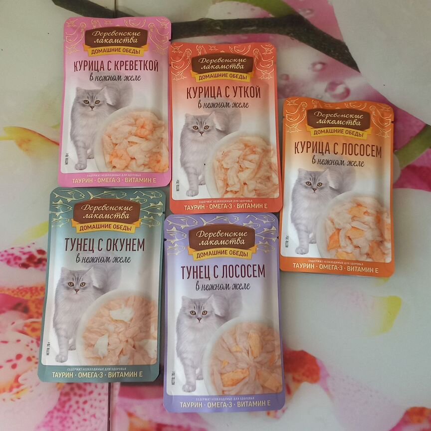 Корм для кошек пауч "Деревенские лакомства"