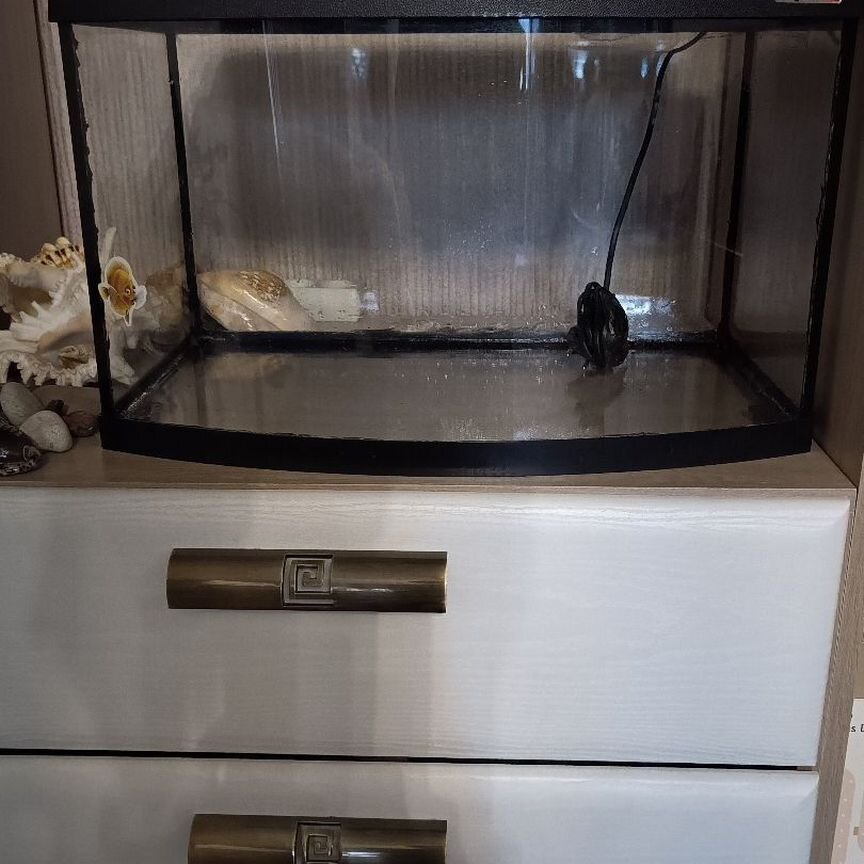 Аквариум 35л aquael с крышкой и подсветкой