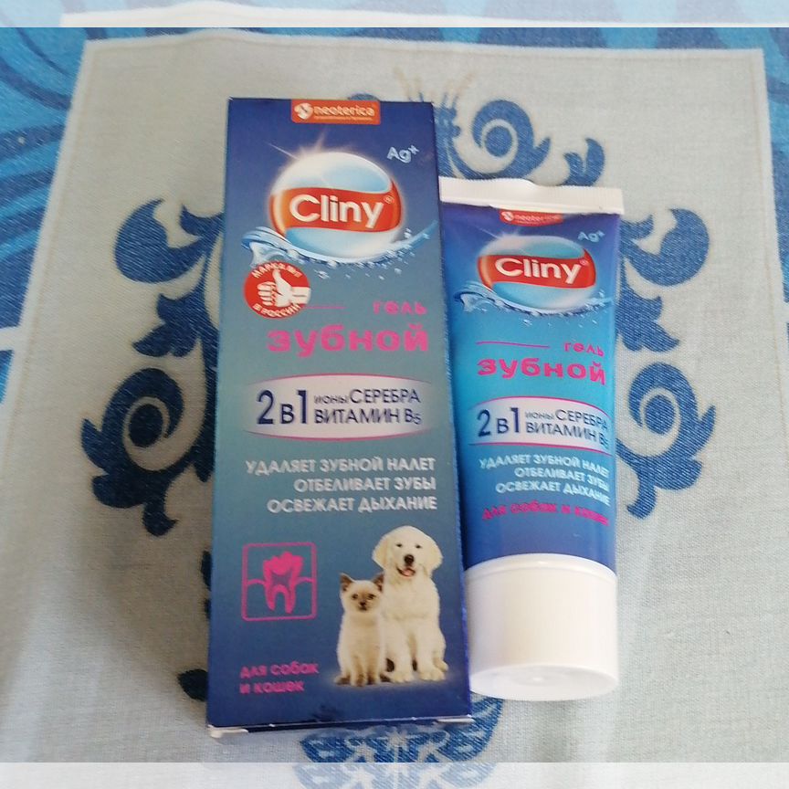 Гель зубной для собак и кошек "Cliny"