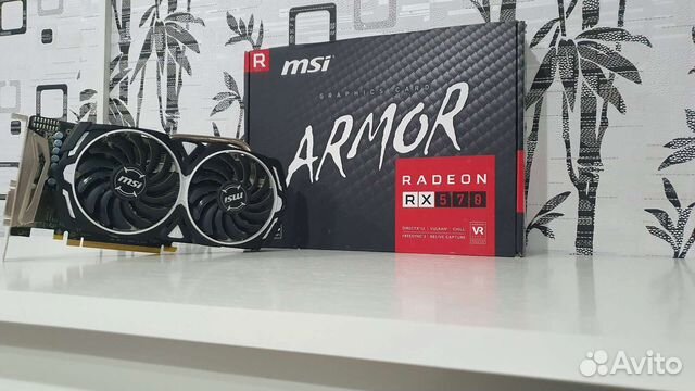 MSI armor RX 570 8GB купить в Шахтах | Электроника | Авито