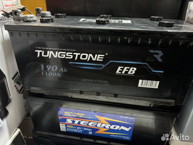 190Ah Аккумулятор 12V 6CT-190 Tungstone EFB 1100A купить в ...