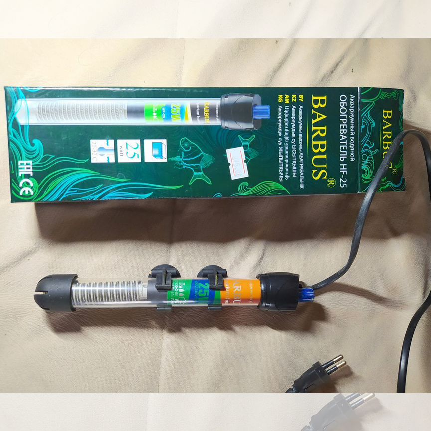 Аквариумных водный обогреватель barbus