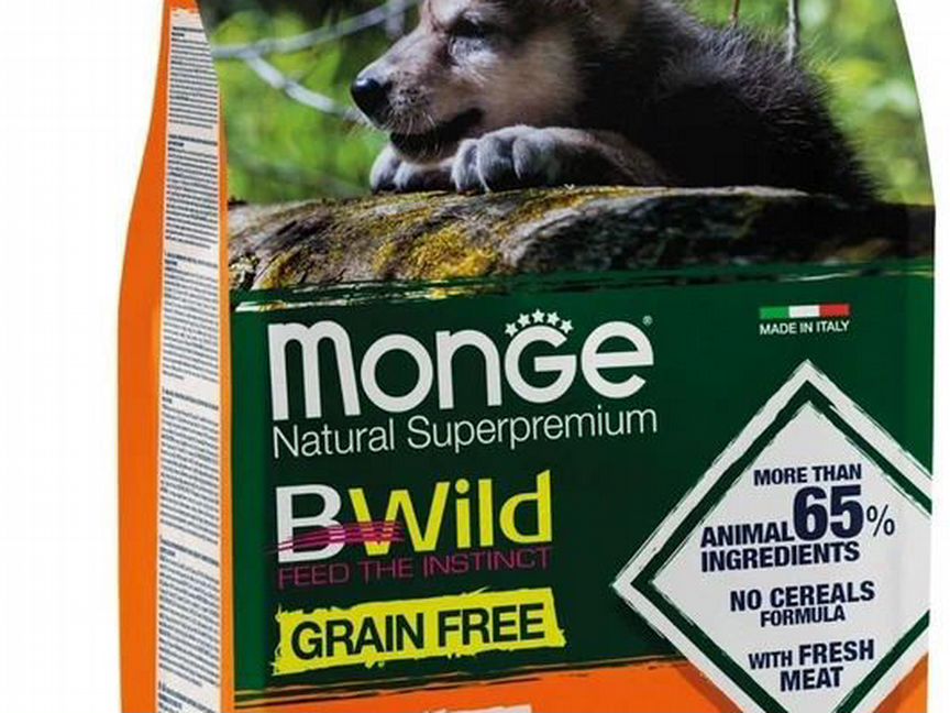 Корм для собак Monge bwild утка картошка