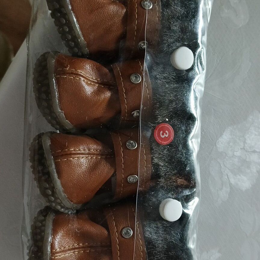 Ботинки зимние для собак