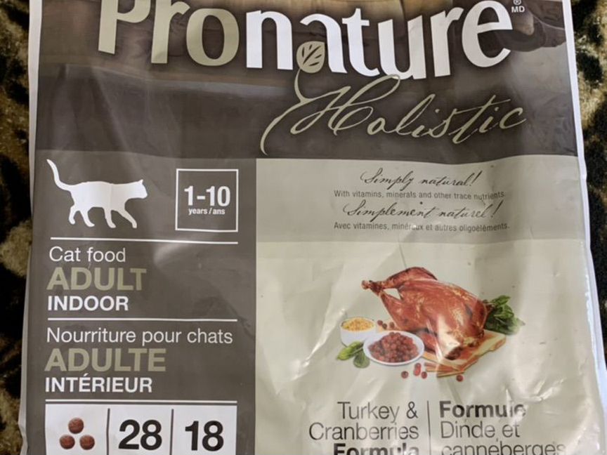 Корм для кошек Pronature Holistic