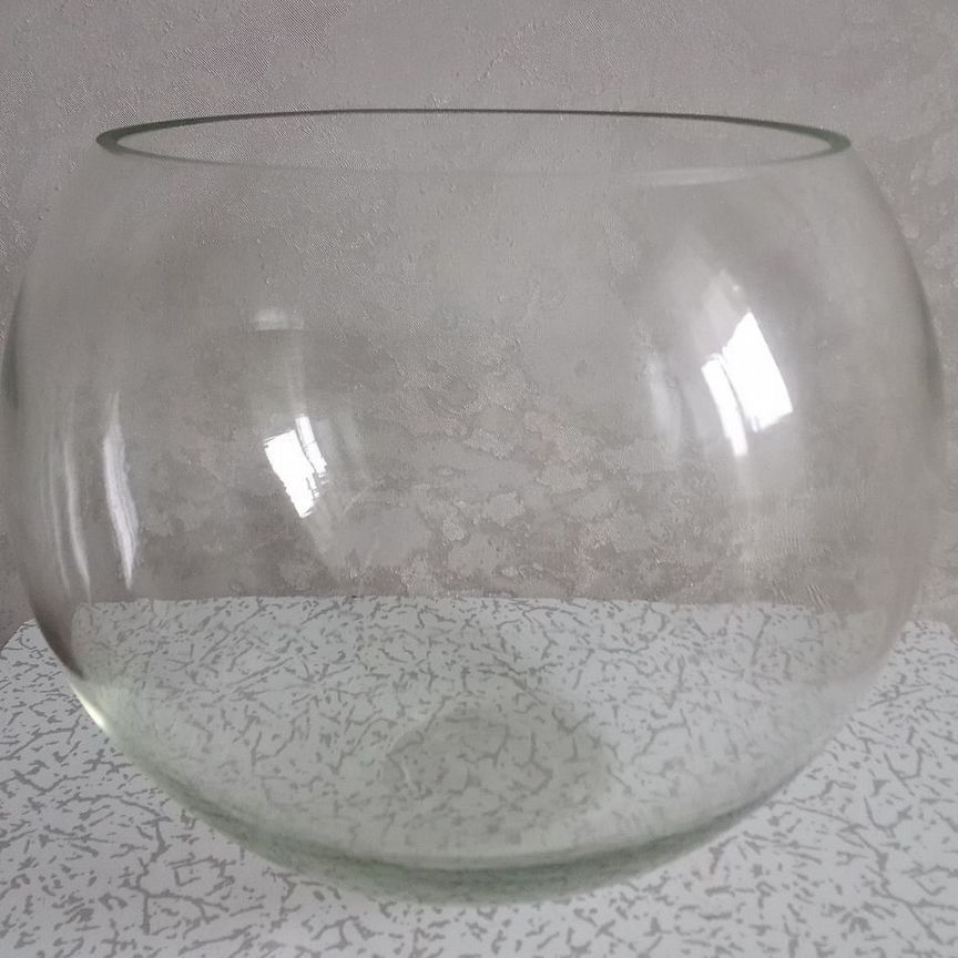 Аквариум круглый 4 литра самовывоз