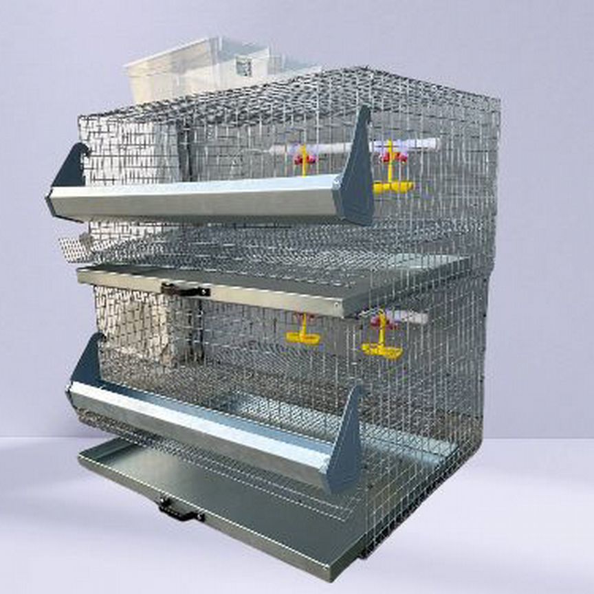 Перевозка для птиц двухярусная