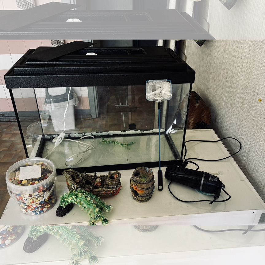 Аквариум 55л с допами