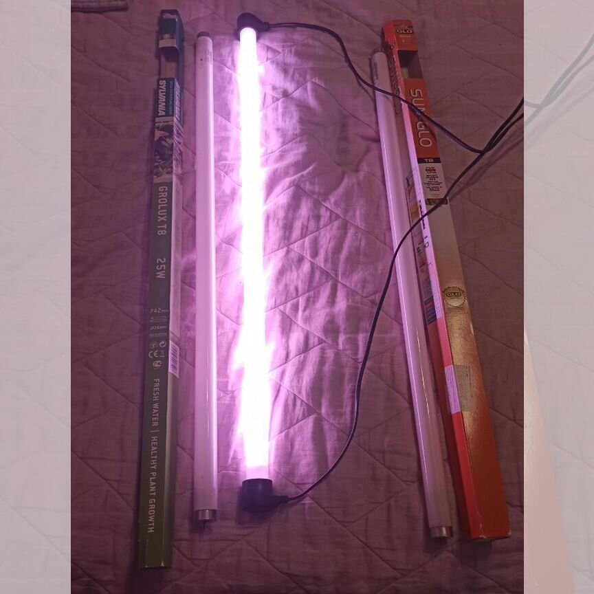 Лампы T8 25W Sylvania (Germany), SUN-GLO (Япония)