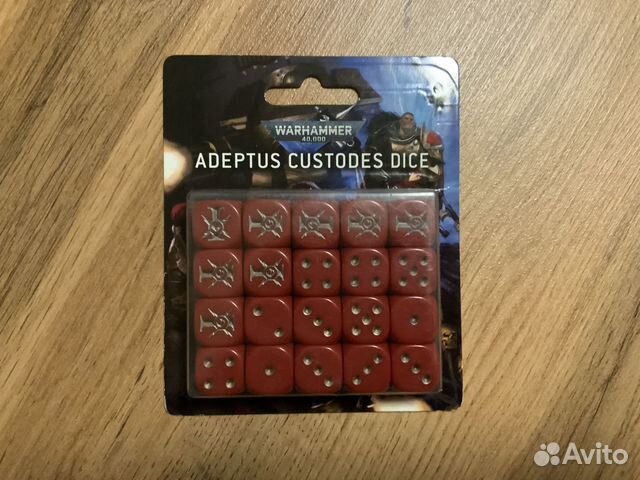 Warhammer Adeptus Custodes Dice купить в Москве | Хобби и отдых | Авито
