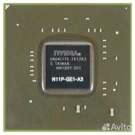 Видеочип nVidia GeForce G330M, RB N11P-GE1-A3 купить в Москве | Электроника | Авито
