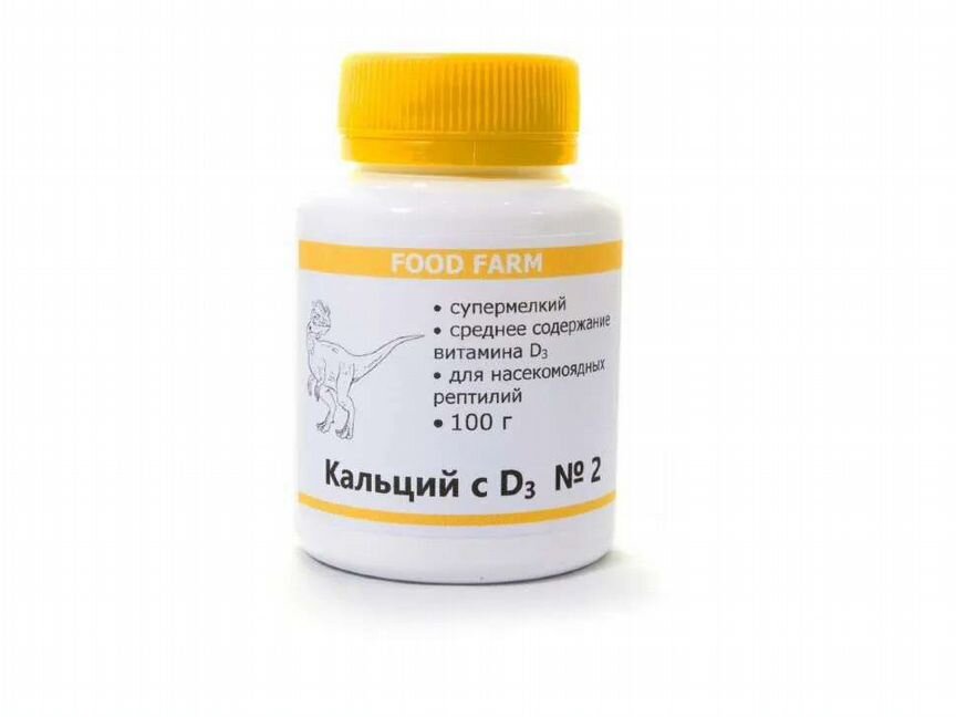 Кальций для рептилий #2 и витамины FoodFarm