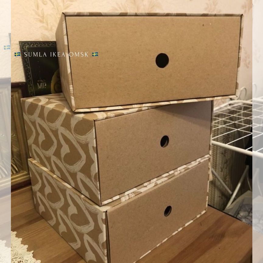 Новая коробка для обуви Сумла Sumla IKEA
