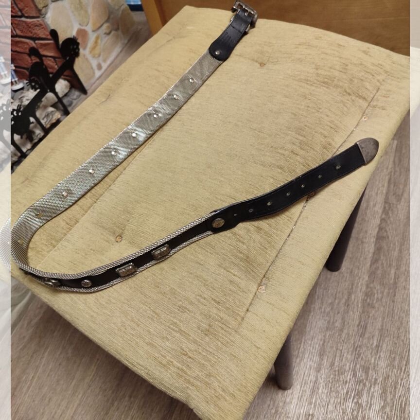 Мужской кожаный ремень ручной работы