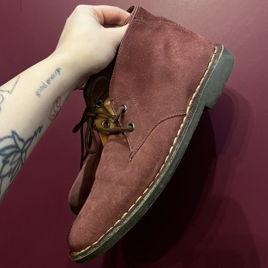 Ботинки женские замша 39