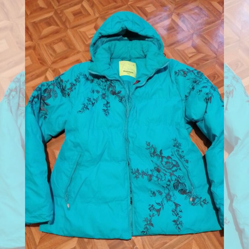 Куртка пуховик женская 54-56