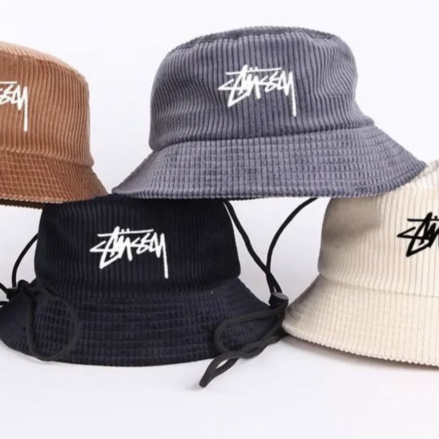 Вельветовая панама stussy