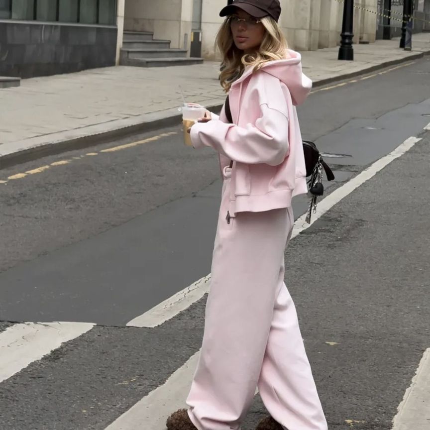 Штаны утепленные женские новые оверсайз