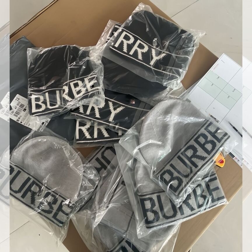 Шапка burberry зимняя new