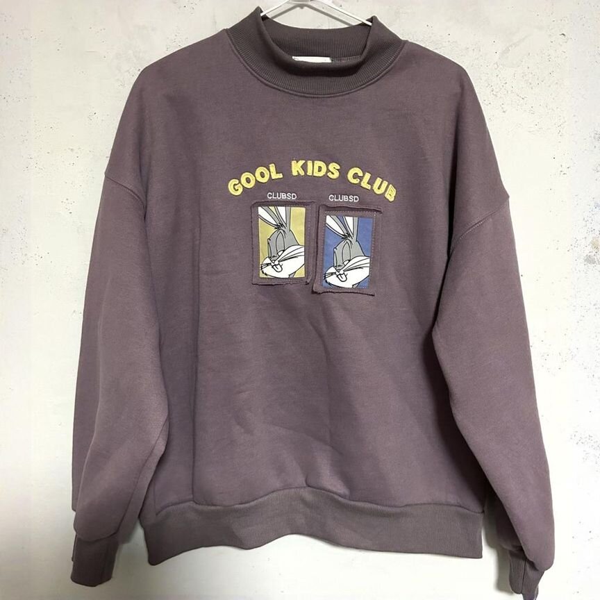 Свитшот с Багзом Банни филлетовый M