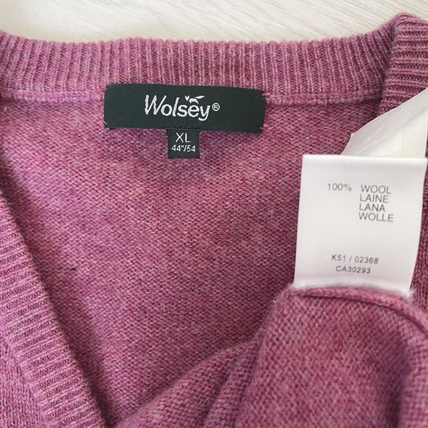 Свитер джемпер мужской XL шерсть Wolsey