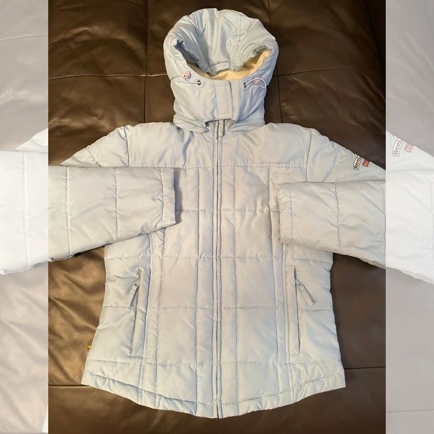 Reebok зимняя дутая куртка пуховик женский S