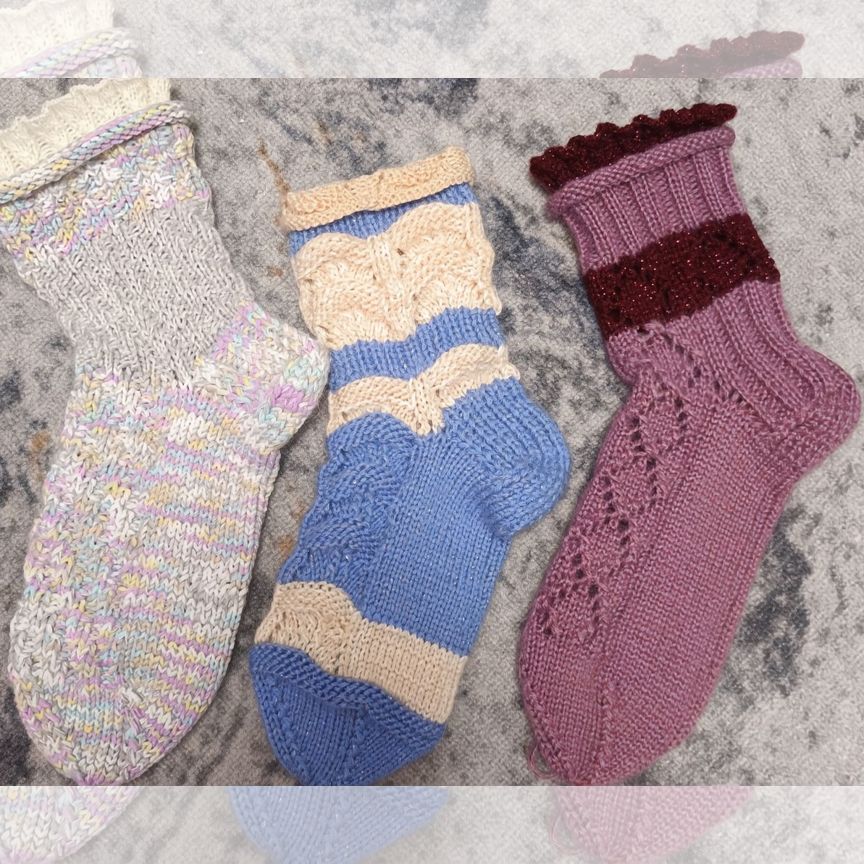 Носки вязаные ручной работы